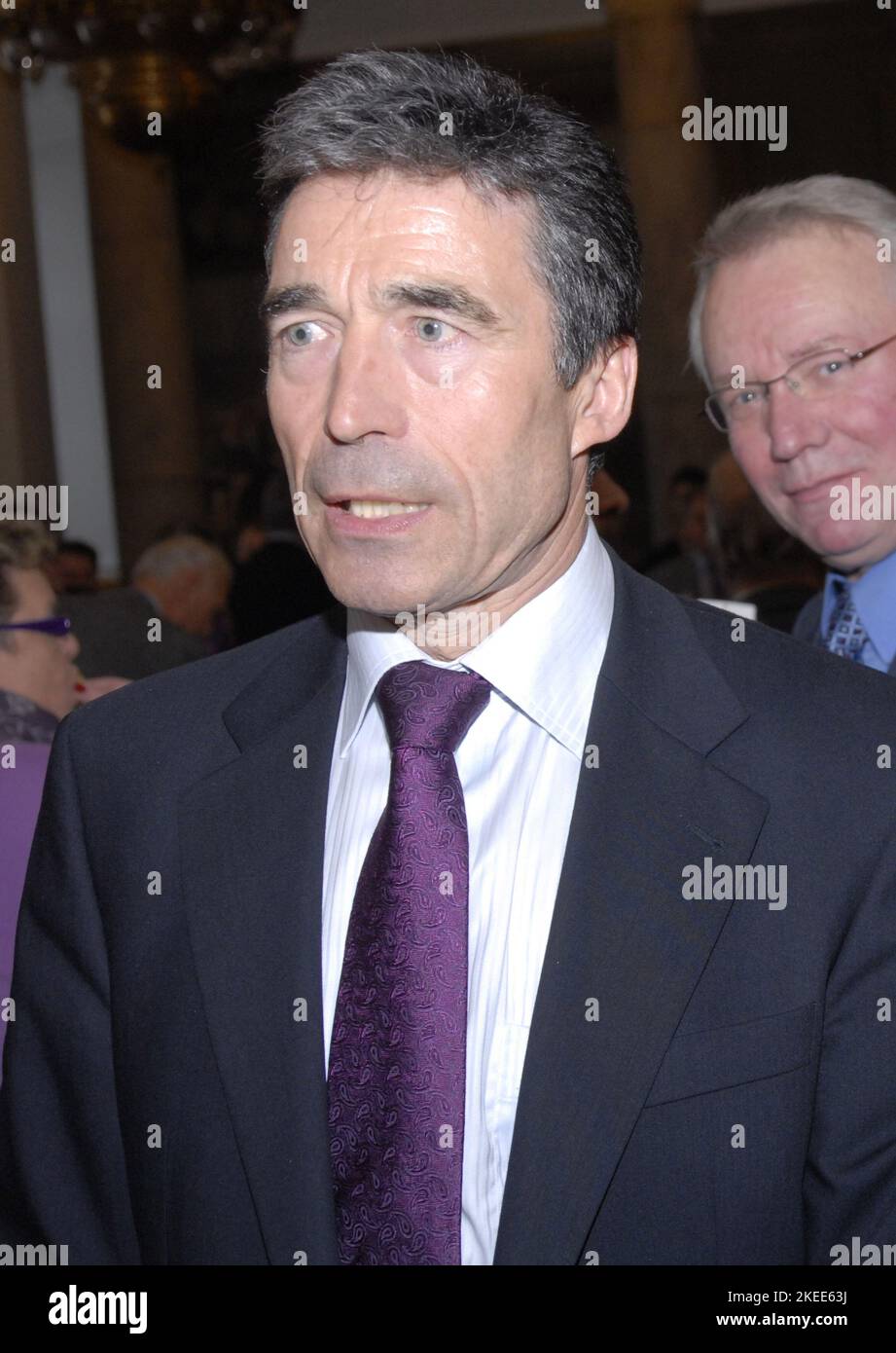 COPENHAGEN/DANAMRK/DENMARK. Anders Fogh Rasmussen, danish prime ...