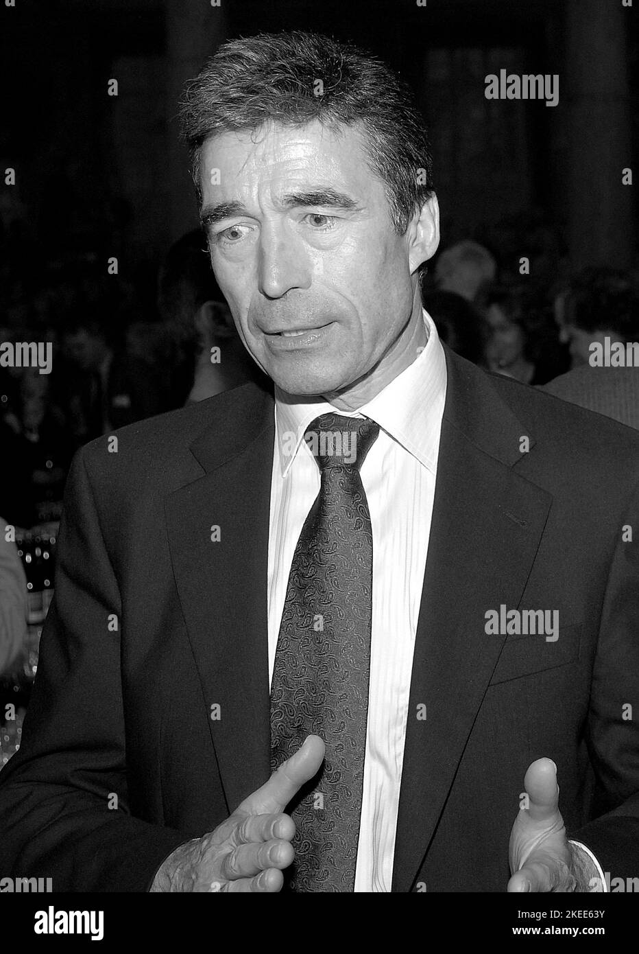 COPENHAGEN/DANAMRK/DENMARK. Anders Fogh Rasmussen, danish prime ...