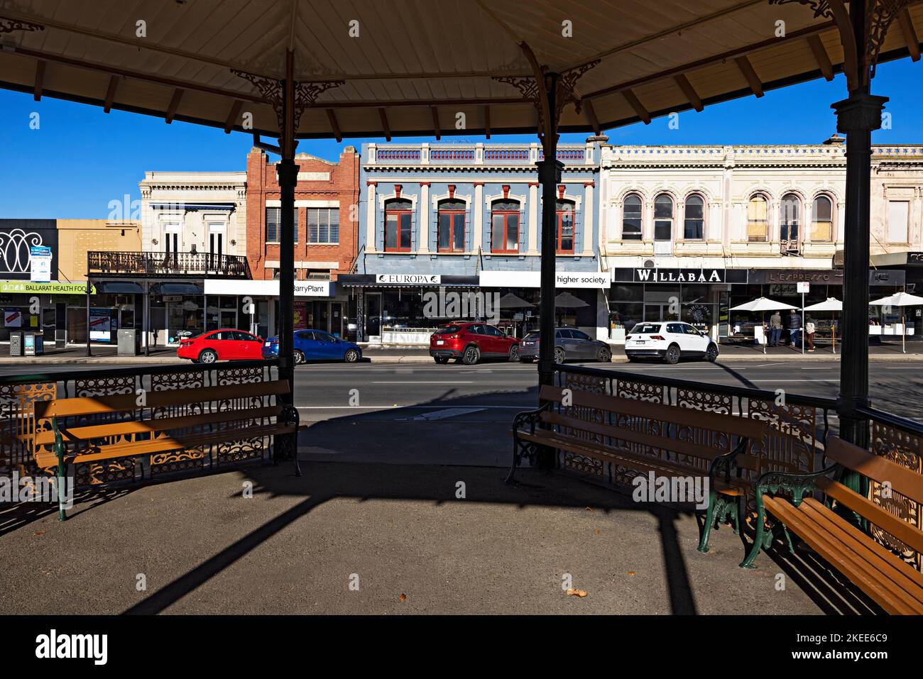 Ballarat Australia / The beautiful Queen Alexandra Bandstand in Sturt ...