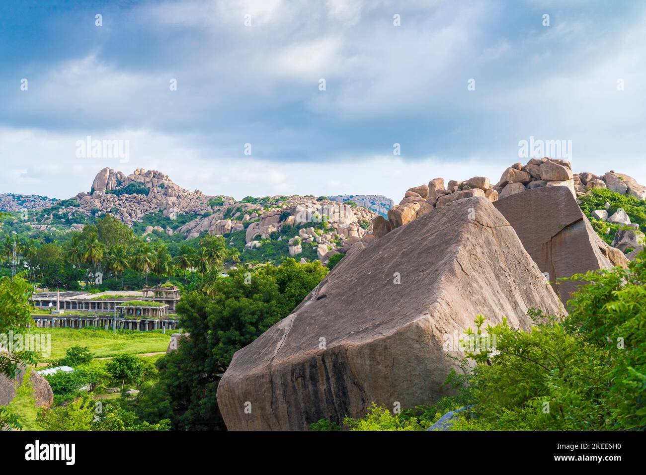 matanga hill hampi Stock Photo - Alamy