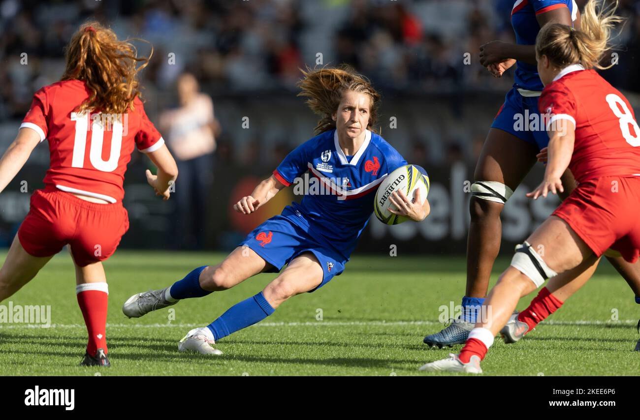 France's Pauline Bourdon during the Women's Rugby World Cup third place ...