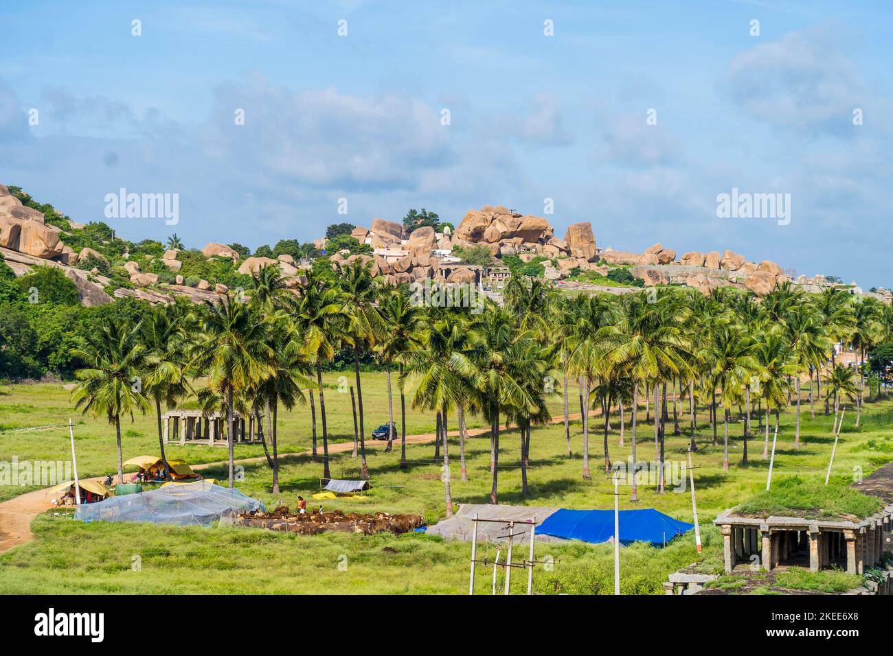 matanga hill hampi Stock Photo - Alamy