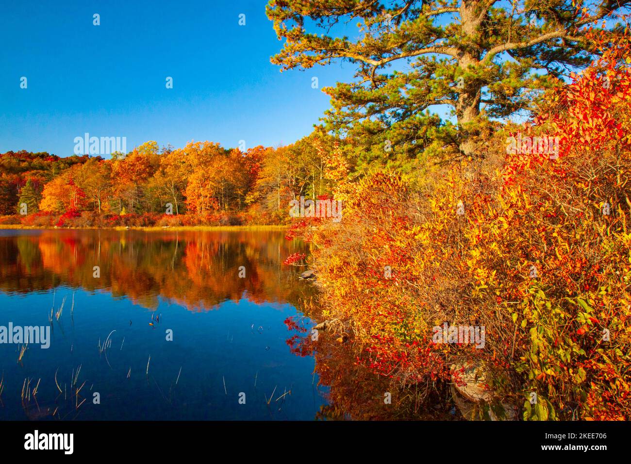 16-acre Crater Lake in Delaware Water Gap National Recreation, New ...
