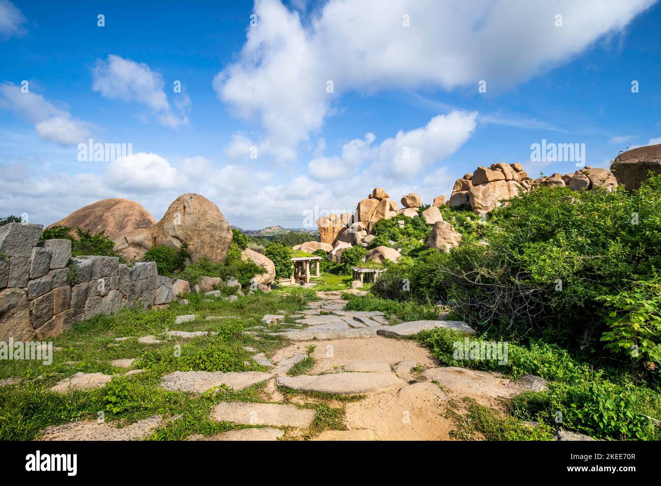 matanga hill hampi Stock Photo - Alamy