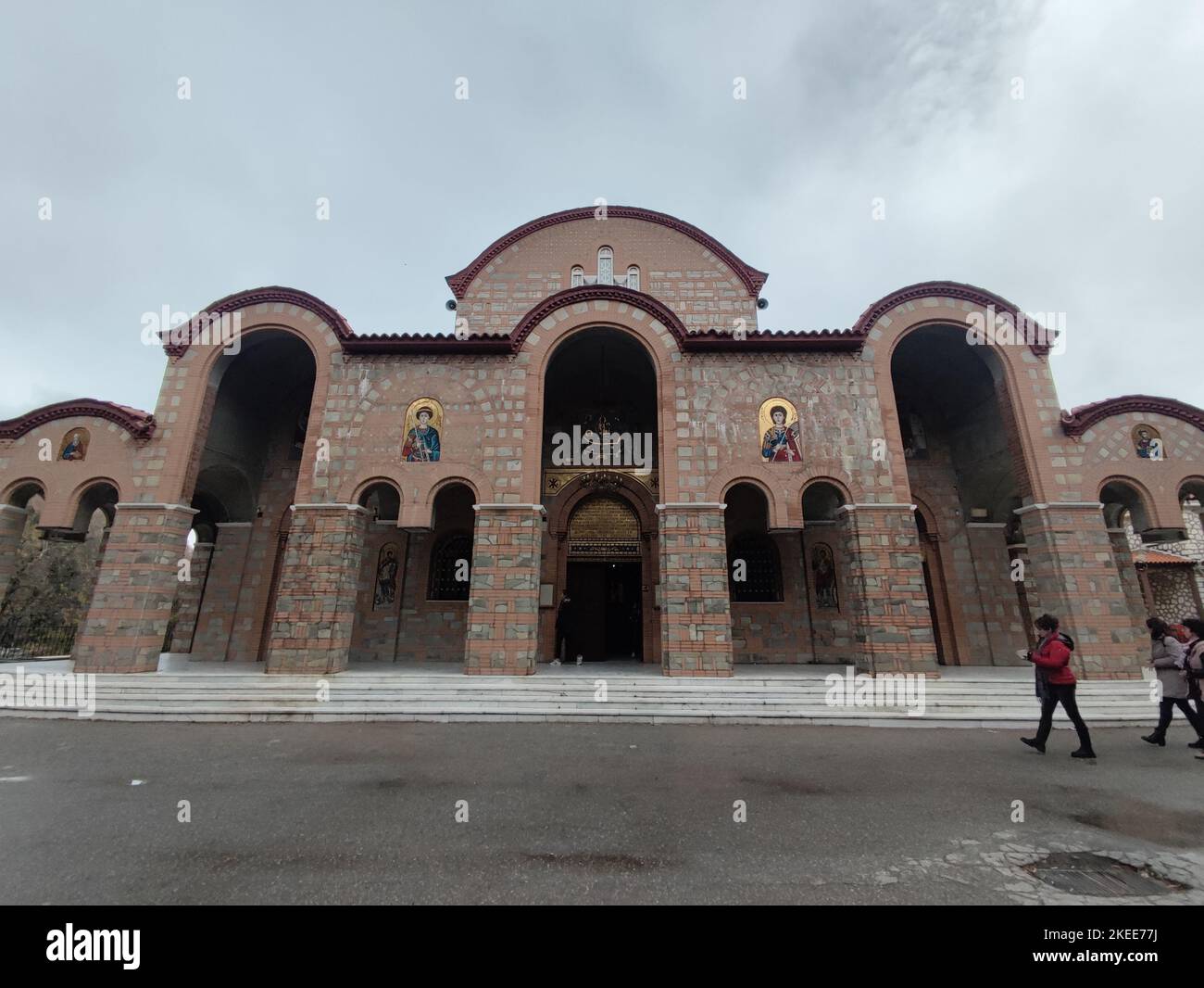 panagia soumela holy monastery in veria, imathia, macedonia, greece ...