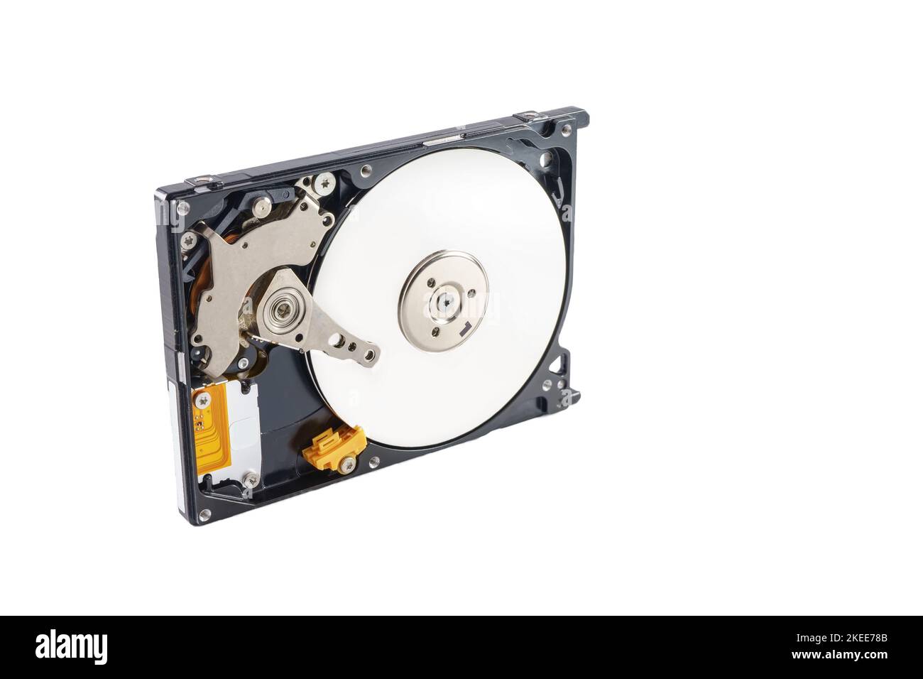 A hard disk drive removable case isolated in white background Stock ...