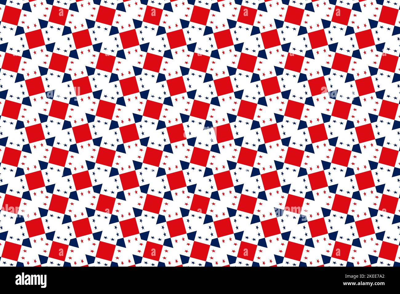 Geometric pattern in the colors of the national flag of Panama. The ...