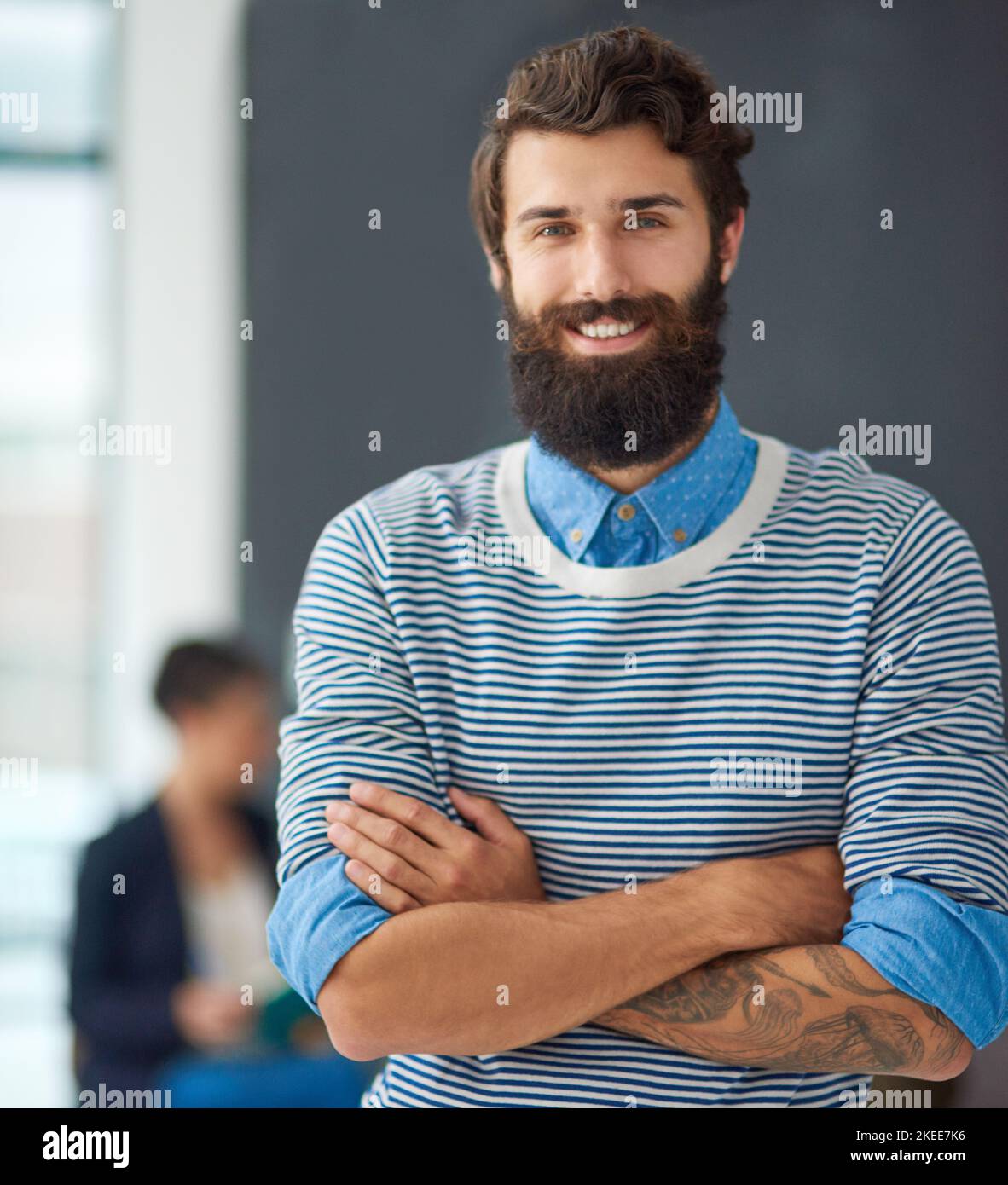 I really enjoy working with these guys. Portrait of a handsome young ...