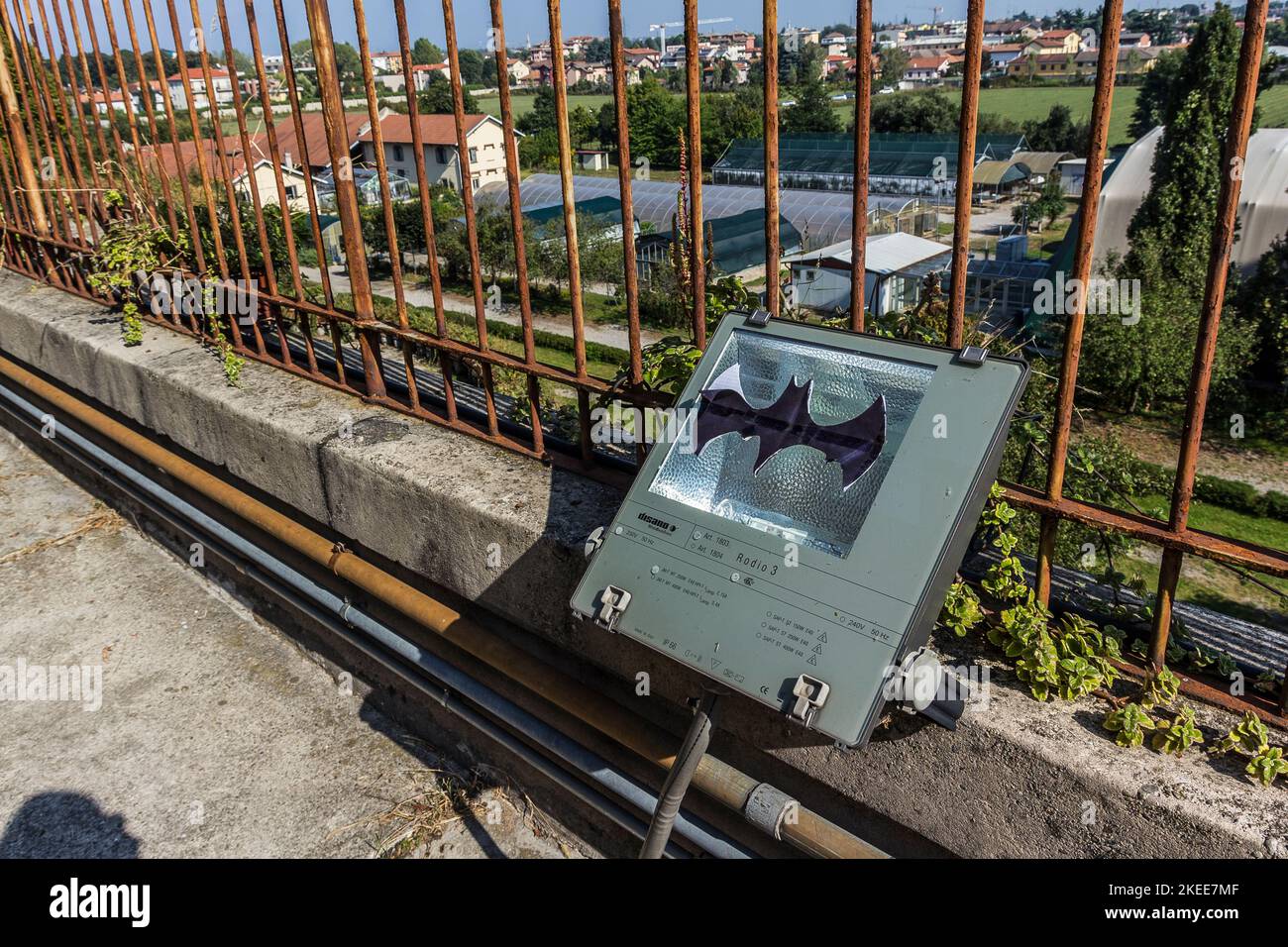 The old building of villa pusterla in limbiate Stock Photo - Alamy