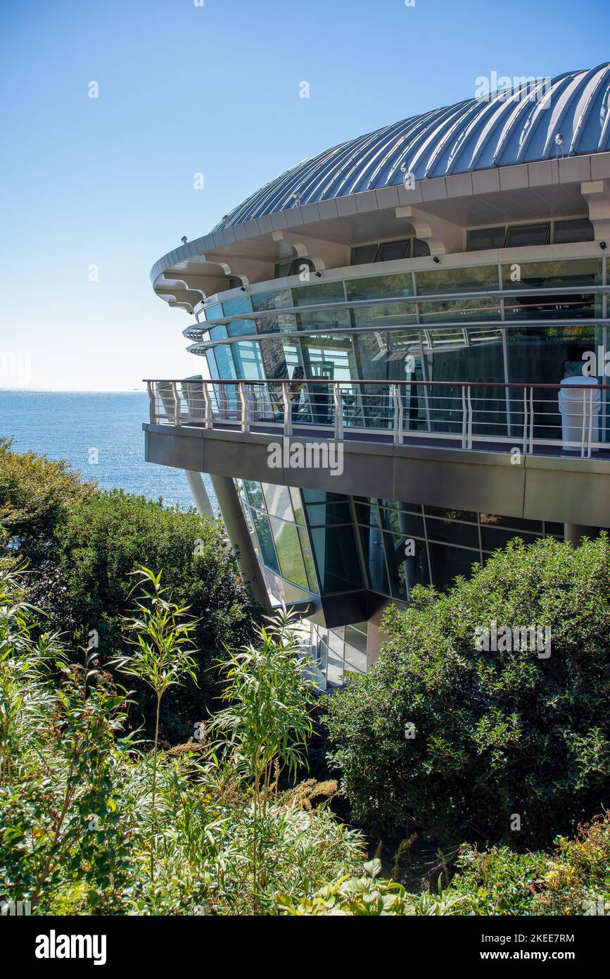 Nurimaru APEC House in Busan South Korea where APEC Summit was held in ...