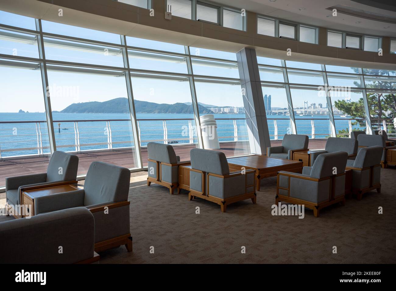 Nurimaru APEC House in Busan South Korea where APEC Summit was held in ...