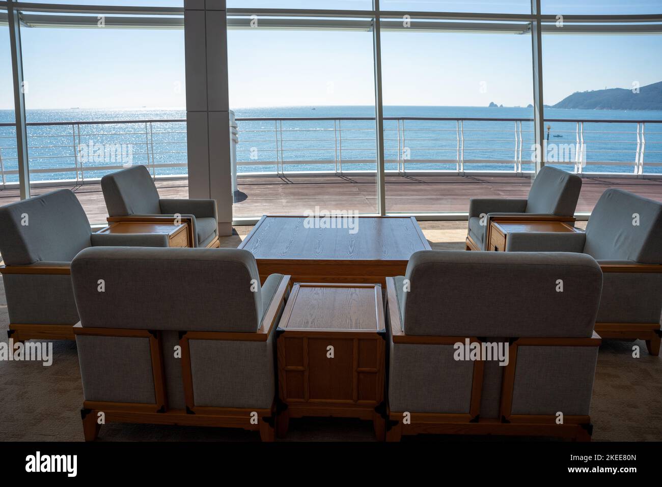 Nurimaru APEC House in Busan South Korea where APEC Summit was held in ...