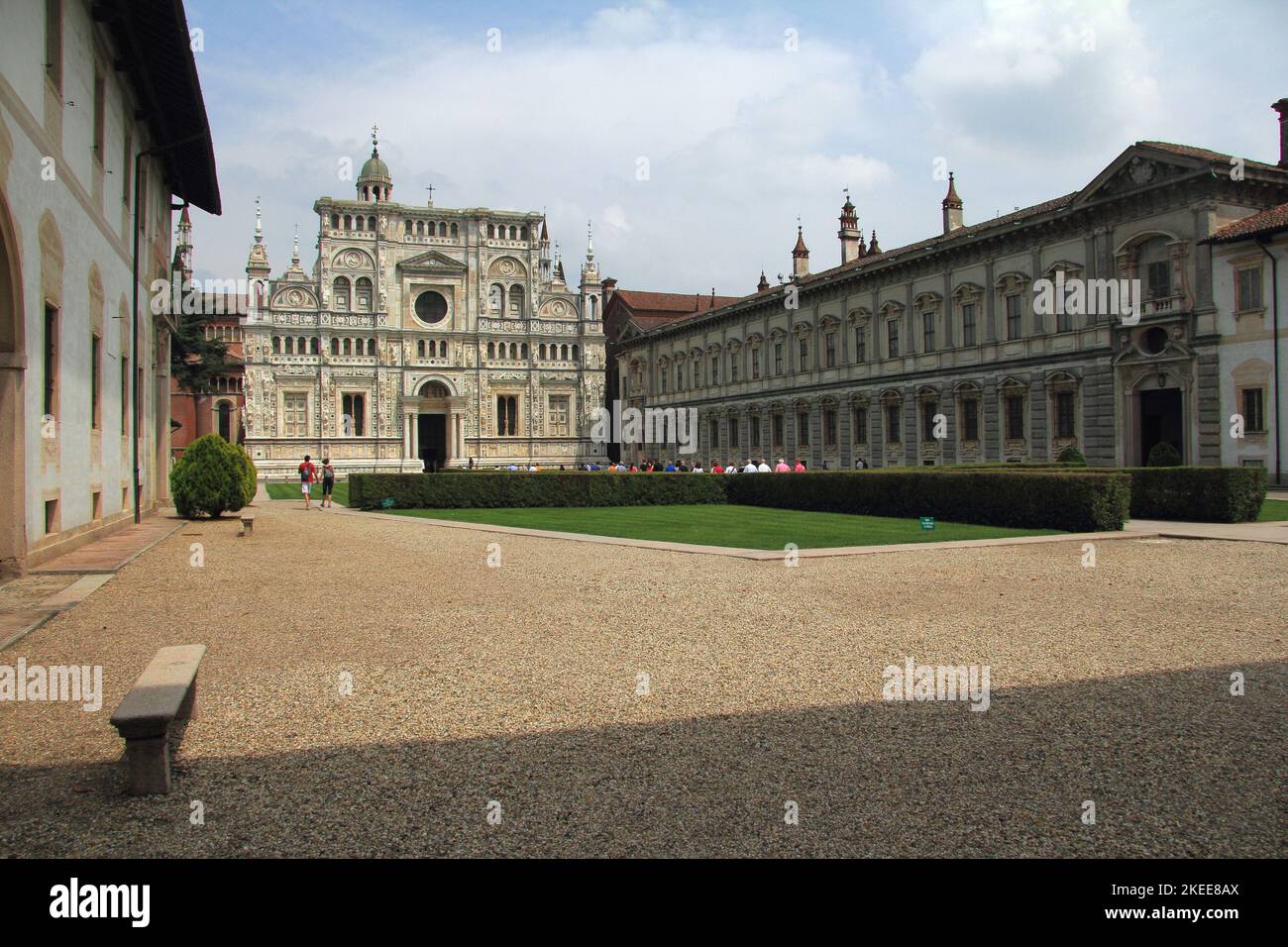 A visit in the monastery of Pavia, Italy Stock Photo - Alamy