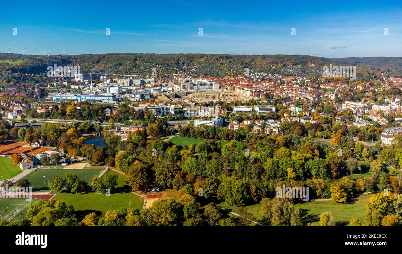 Small Autumn walk through the landscape of Jena - Thuringia - Germany ...