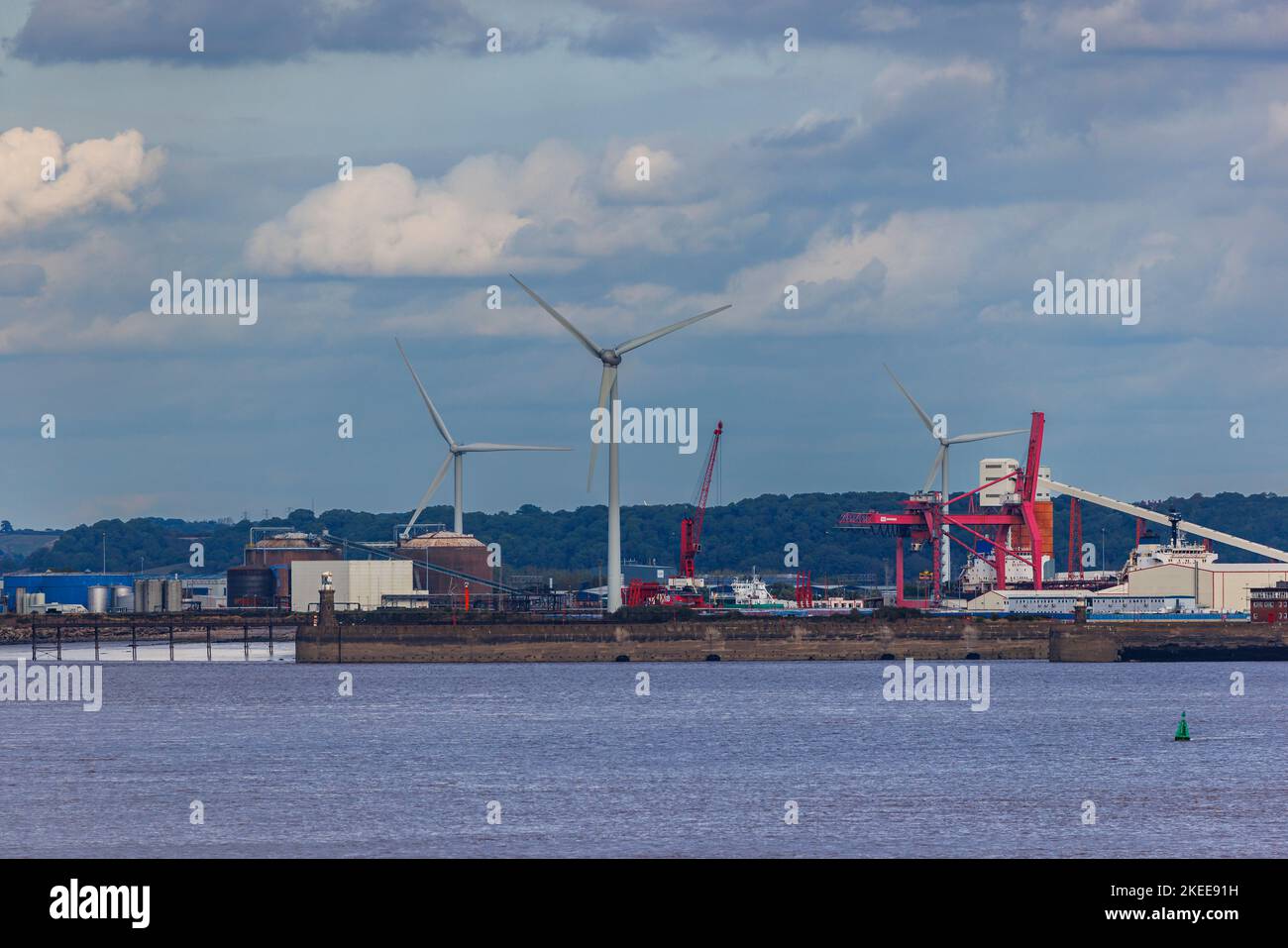 The wind turbines Avonmouth Stock Photo - Alamy