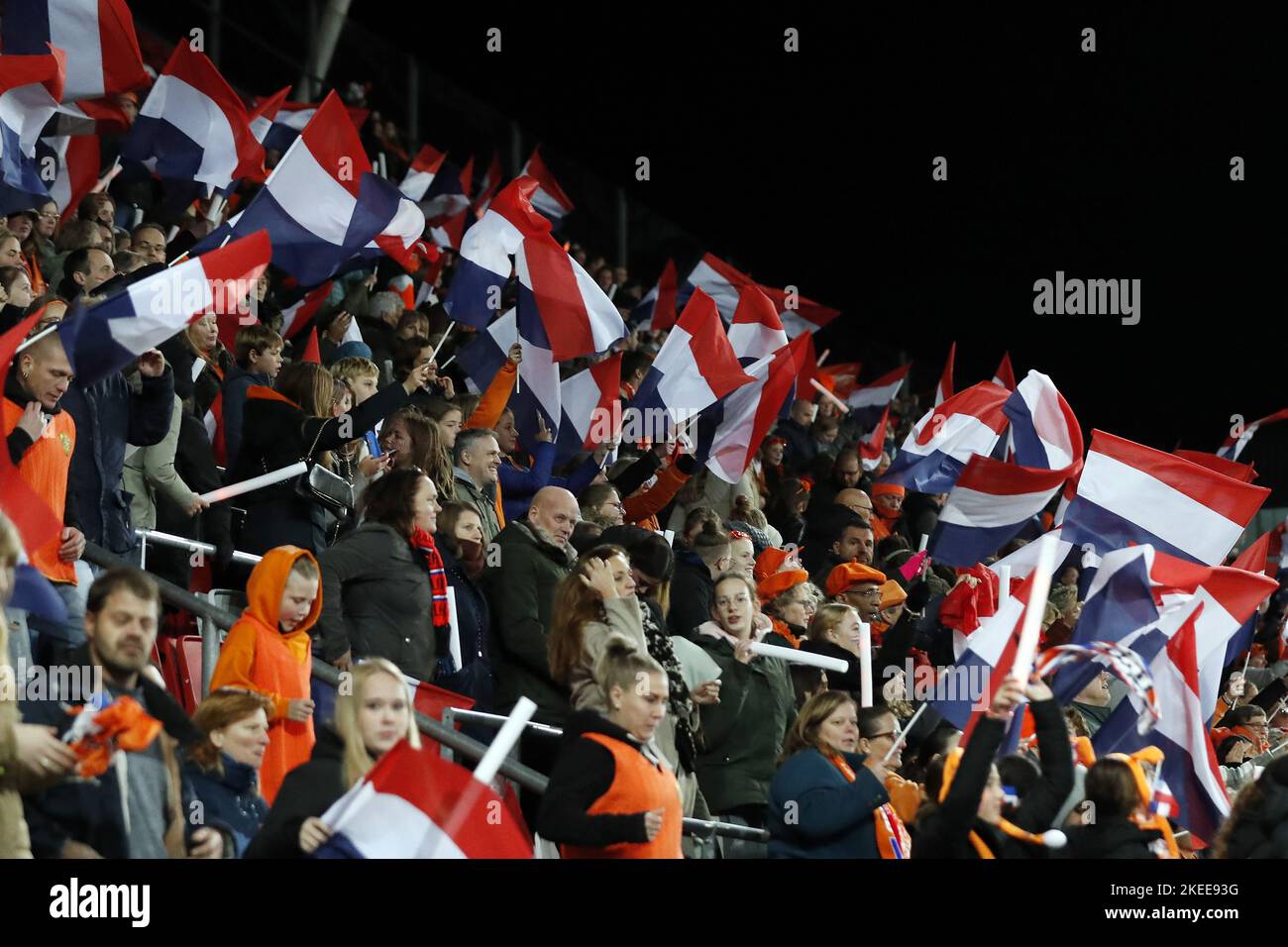 UTRECHT - Supporters Netherlands during the women's friendly match ...