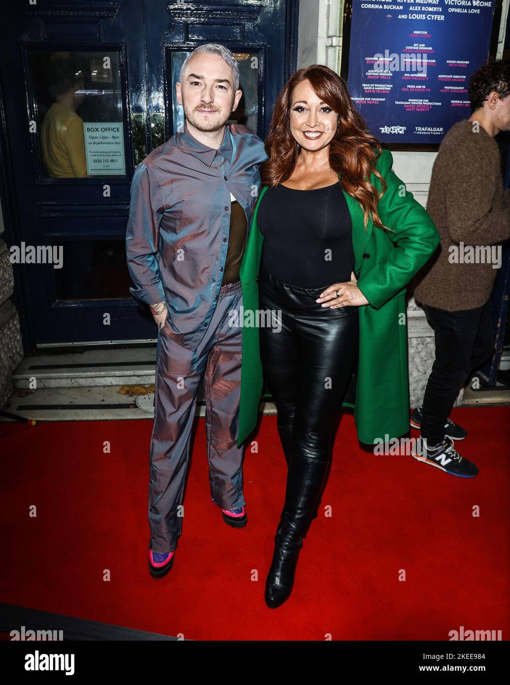 Chris Clegg and Amy Anzel attend the press night for "Death Drop: Back ...