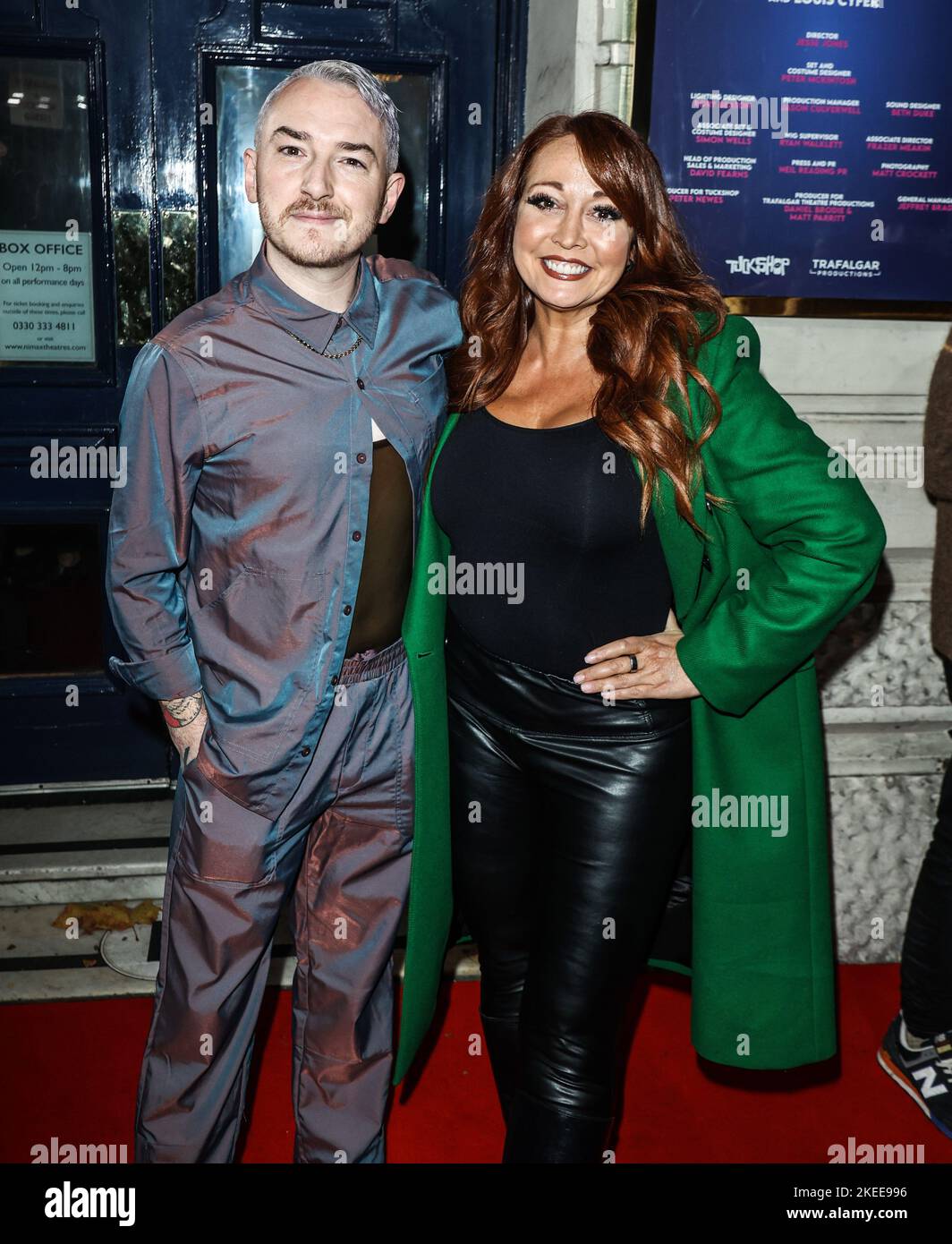 Chris Clegg and Amy Anzel attend the press night for "Death Drop: Back ...