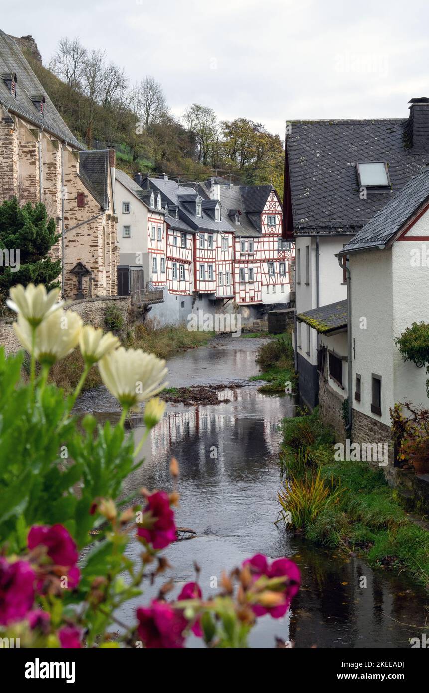 Monreal, Germany. 04th Nov, 2022. The Holy Trinity Church (l) and ...