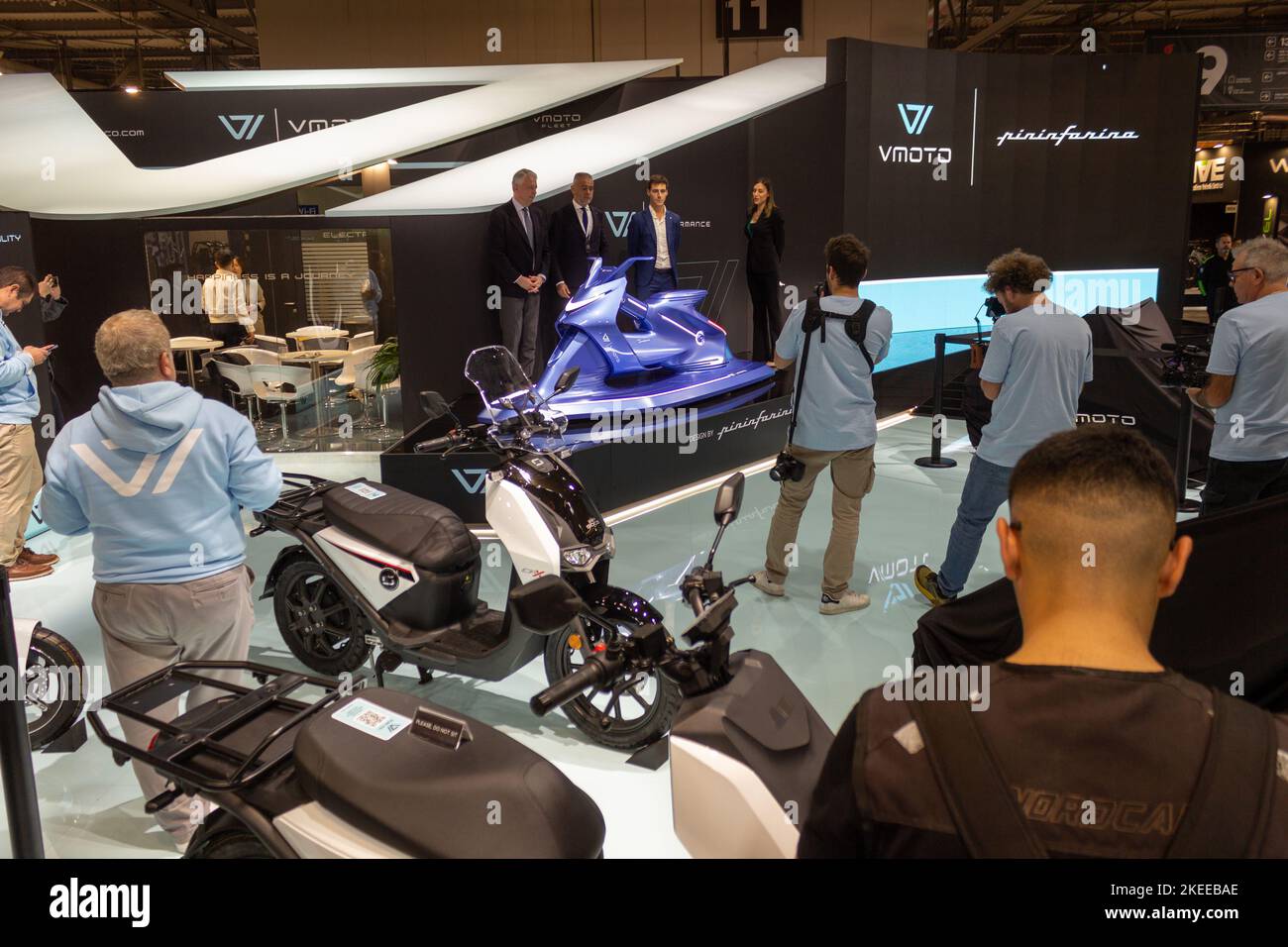 Motorbike and accessories exposed at EICMA, international motorcycle ...