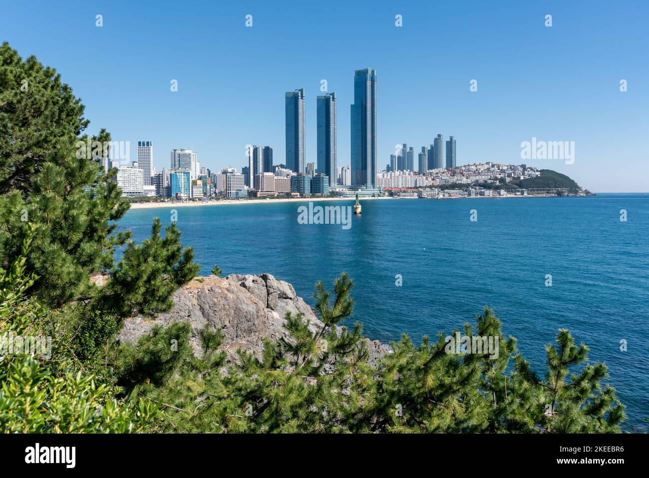 Cityscape of Busan Metropolitan City in South Korea on 19 October 2022 ...