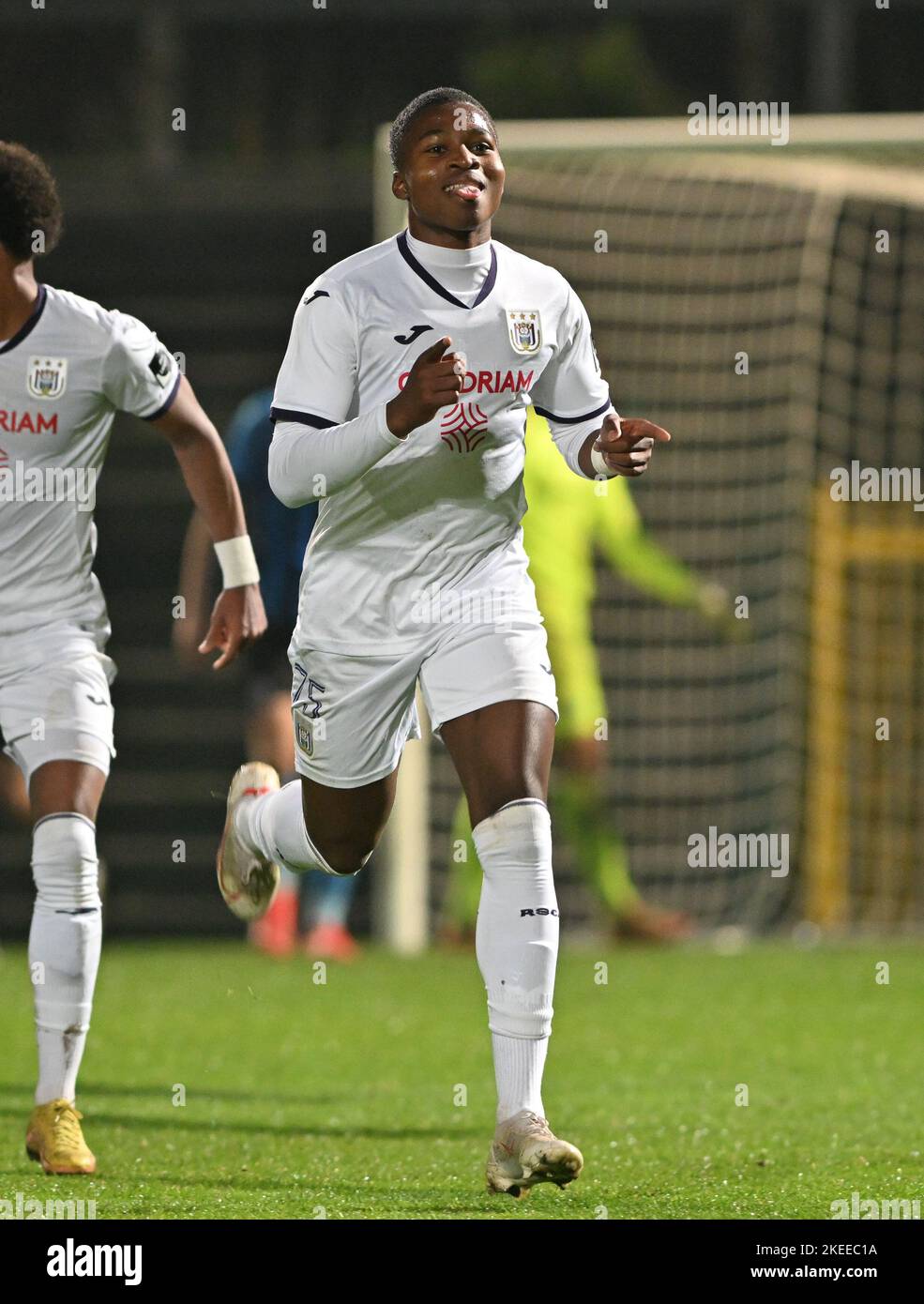 Roeselare, Belgium. 11th Nov 2022, Simion Michez (75) of RSCA Futures ...
