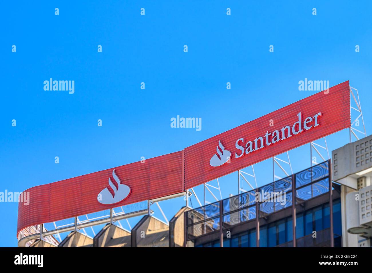 Alicante, Spain - October 29, 2022: View of the upper part of a ...