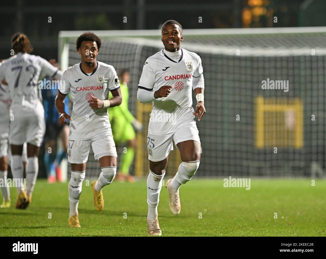 Roeselare, Belgium. 11th Nov 2022, Simion Michez (75) of RSCA Futures ...
