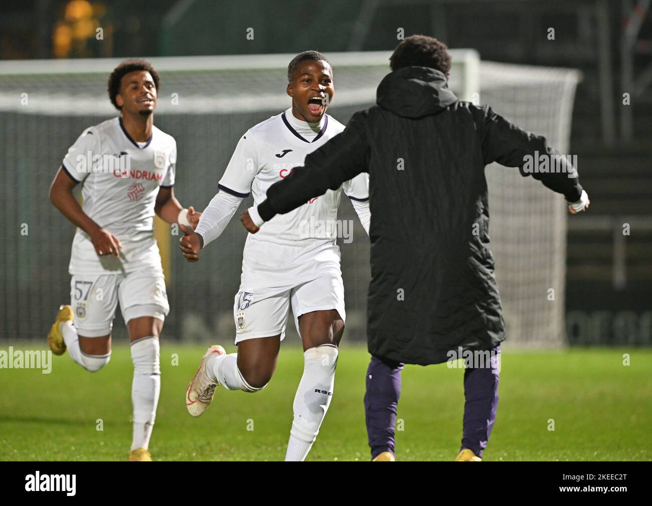 Roeselare, Belgium. 11th Nov 2022, Simion Michez (75) of RSCA Futures ...