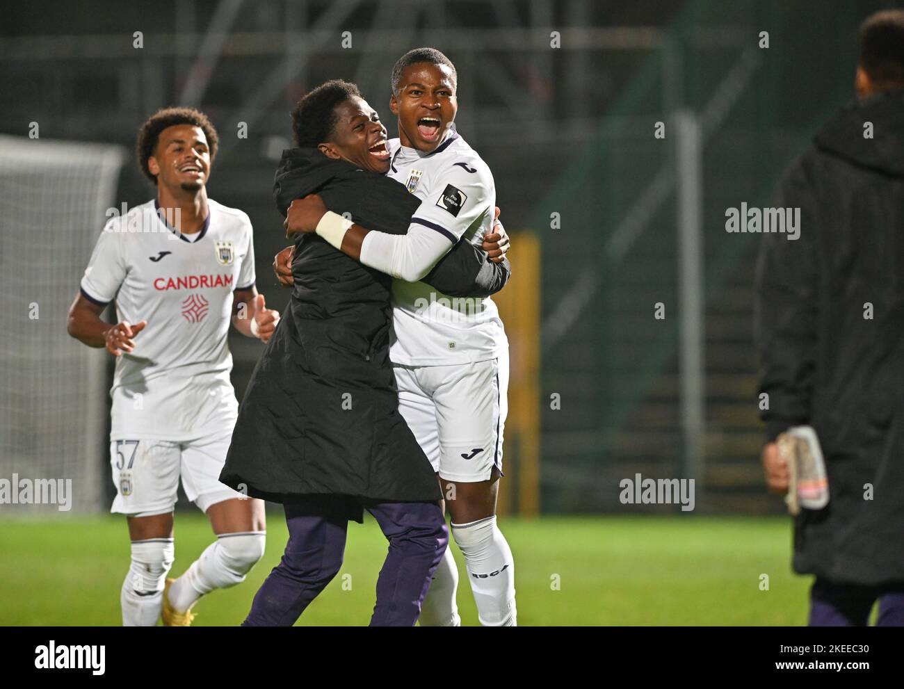 Roeselare, Belgium. 11th Nov 2022, Simion Michez (75) of RSCA Futures ...
