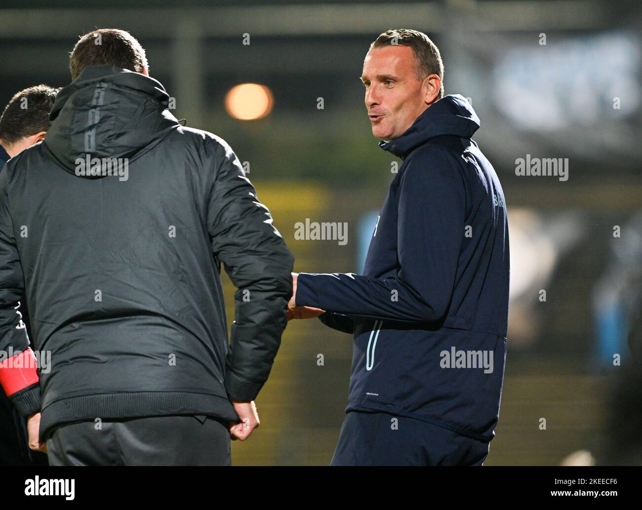 Roeselare, Belgium. 11th Nov 2022, Head Coach Nicky Hayen of Club NXT ...