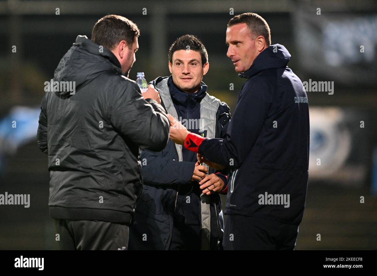 Roeselare, Belgium. 11th Nov 2022, Goalkeeper coach Frank Boeckx of ...