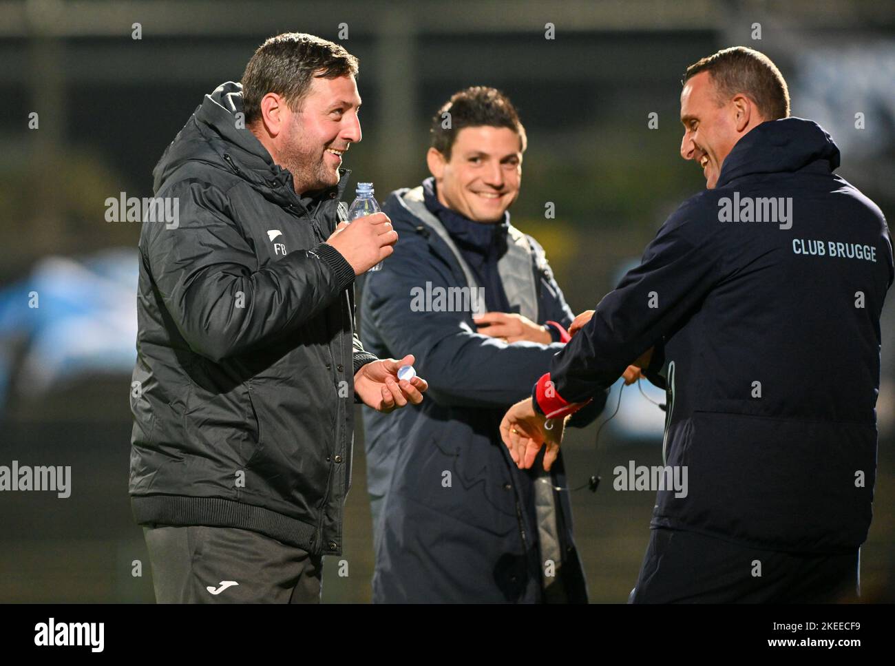 Roeselare, Belgium. 11th Nov 2022, Goalkeeper coach Frank Boeckx of ...