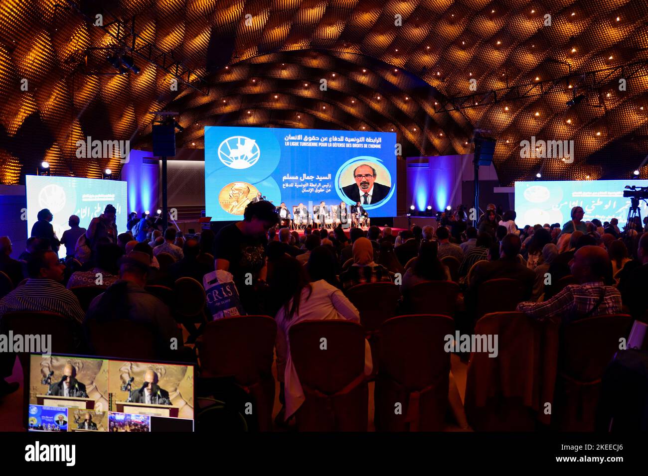 Tunis, Tunisia. 11th Nov, 2022. Tunis, Tunisia. 11 November 2022. The ...