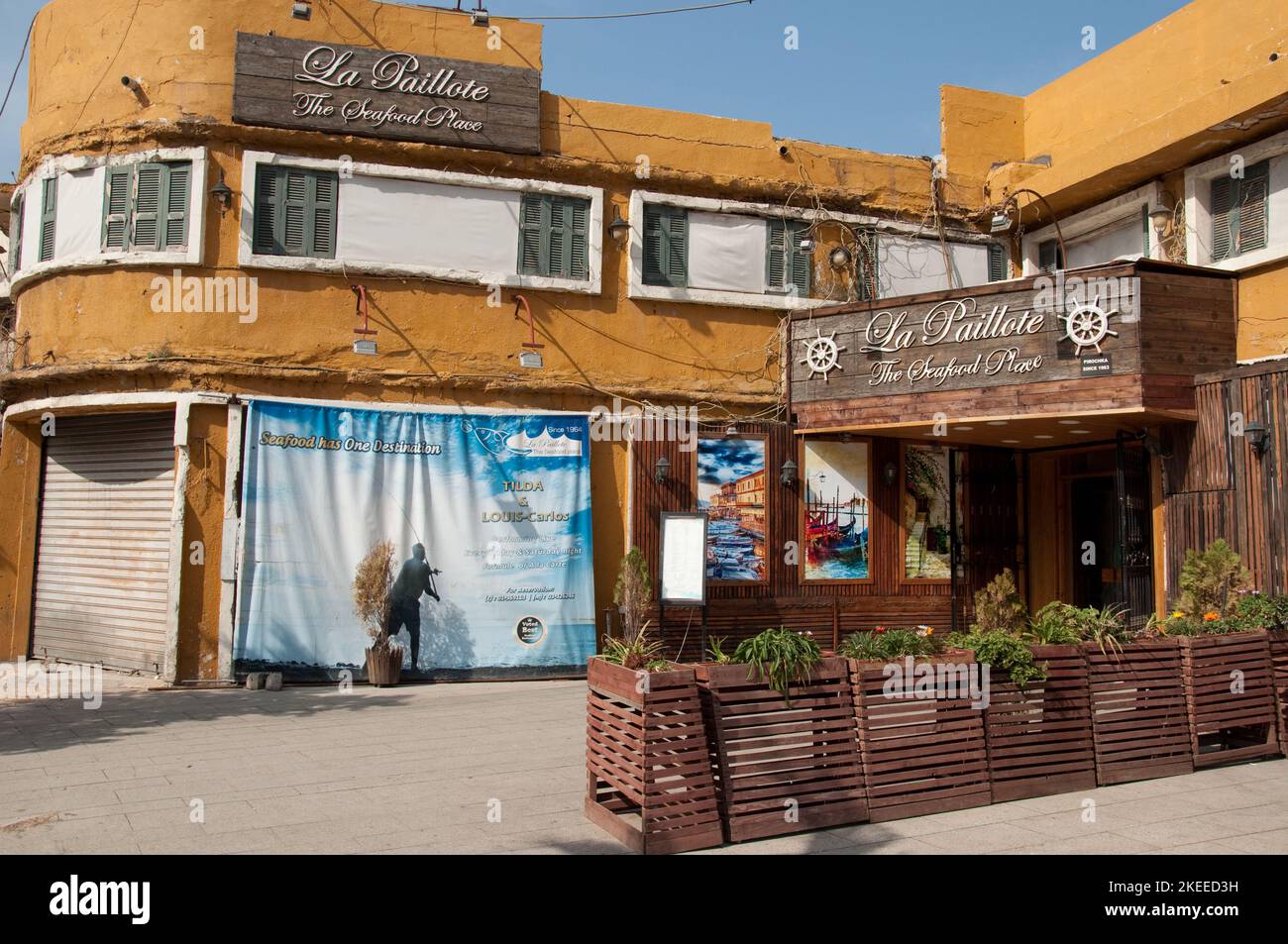 Fish Restaurant at the end of The Corniche, Beirut, Lebanon, Middle ...