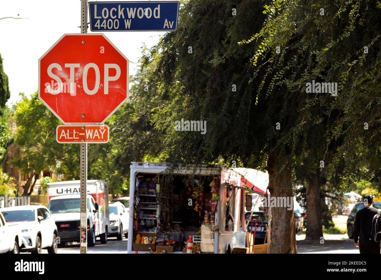 Community Candy Truck Los Angeles Stock Photo - Alamy