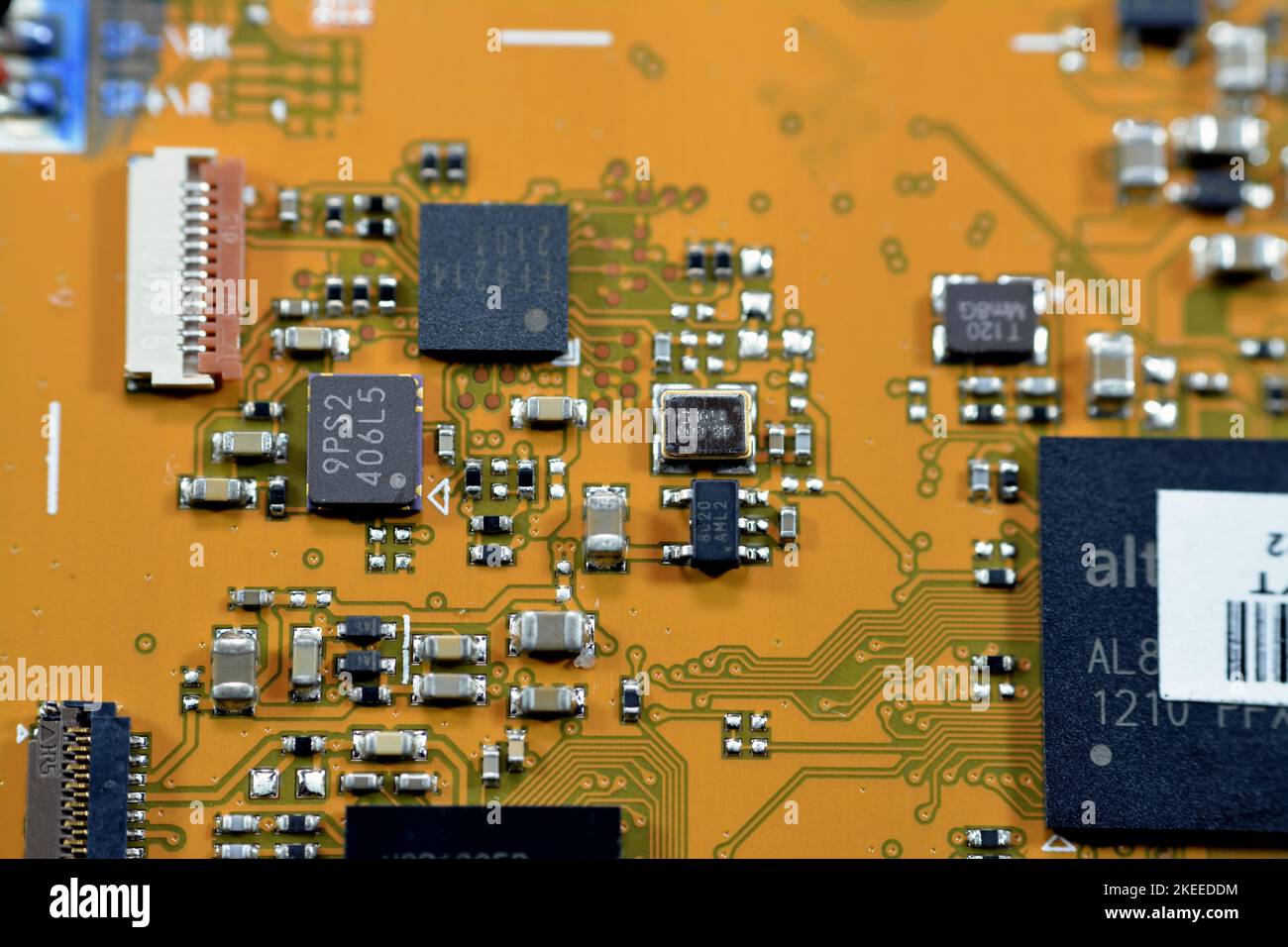 Cairo, Egypt, November 4 2022: The interior components of a compact ...
