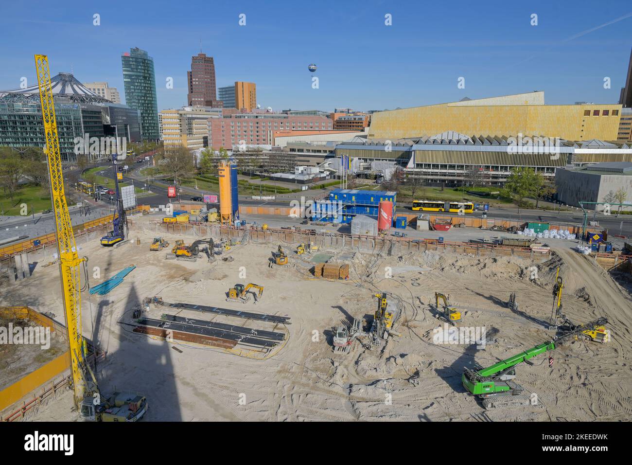 Baustelle Museum der Moderne, Potsdamer Straße, Tiergarten, Mitte ...