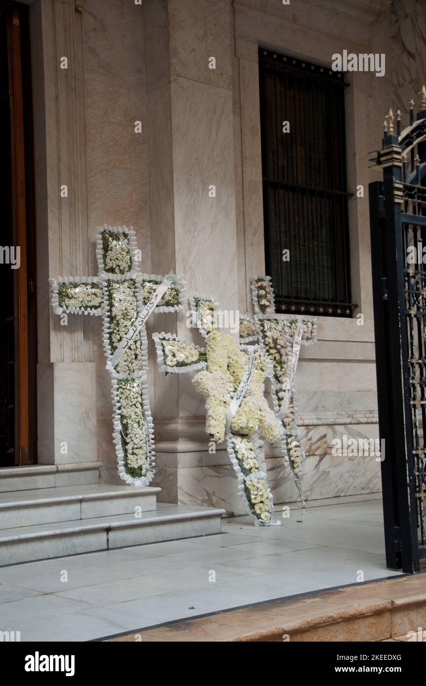 Saint Georges Maronite Cathedral, Beirut, Lebanon, Middle East. Funeral ...