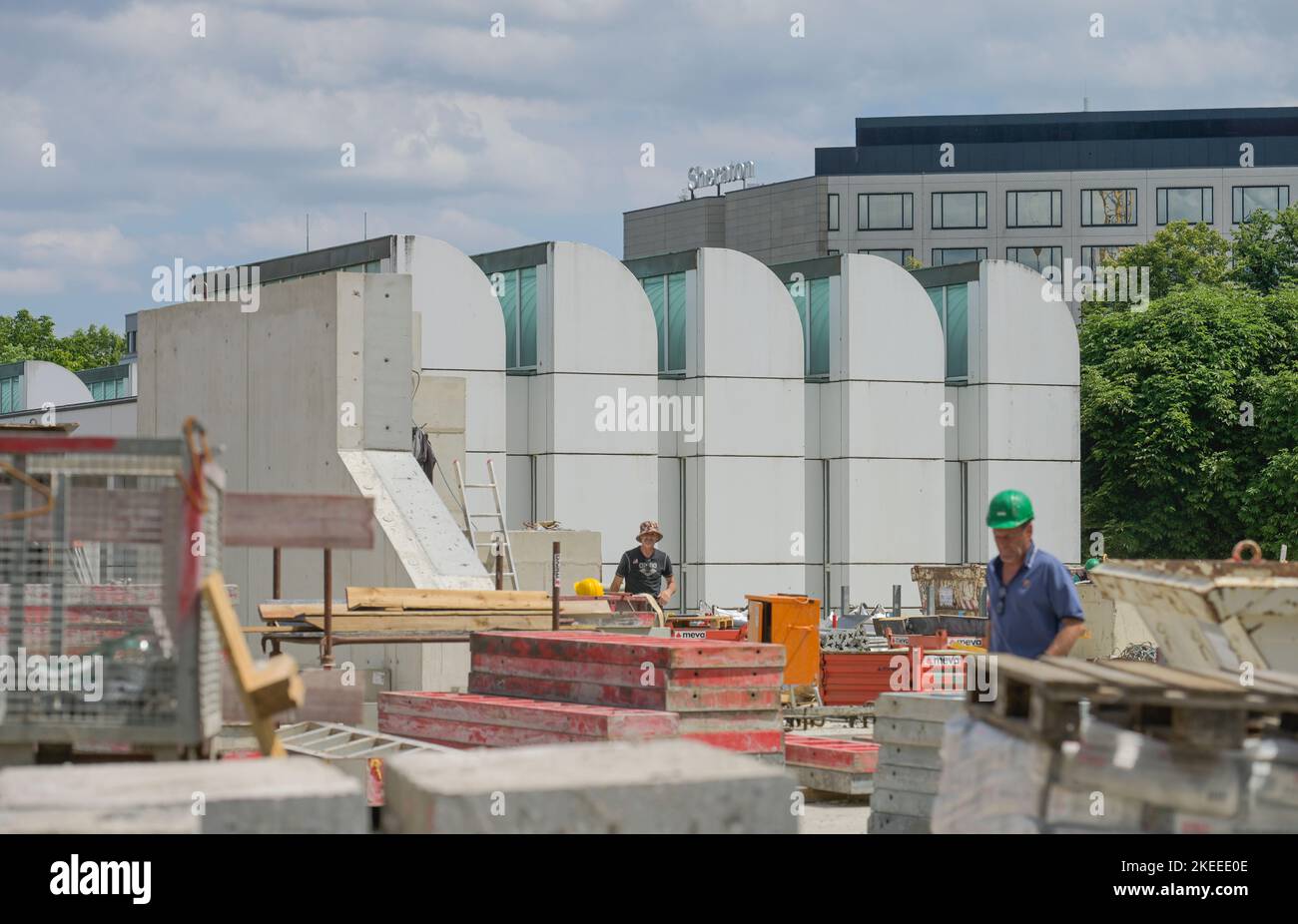 Baustelle, Bauhaus-Archiv Museum für Gestaltung, Klingelhöferstraße ...