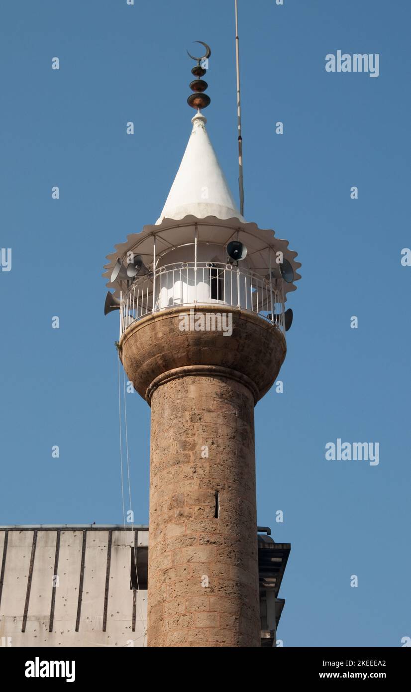 Minaret, Mosque, Beirut, Lebanon, Middle East Stock Photo - Alamy