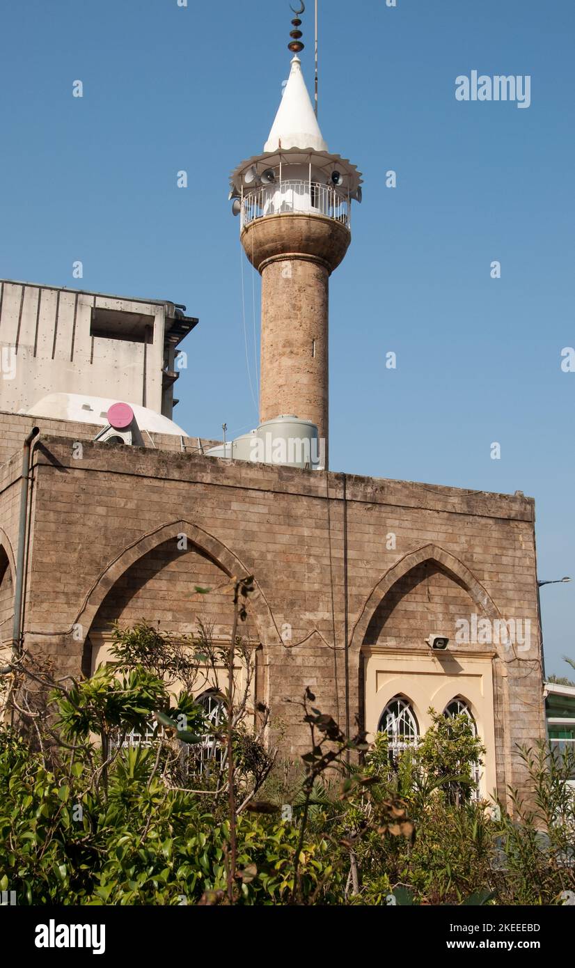 Minaret, Mosque, Beirut, Lebanon, Middle East Stock Photo - Alamy