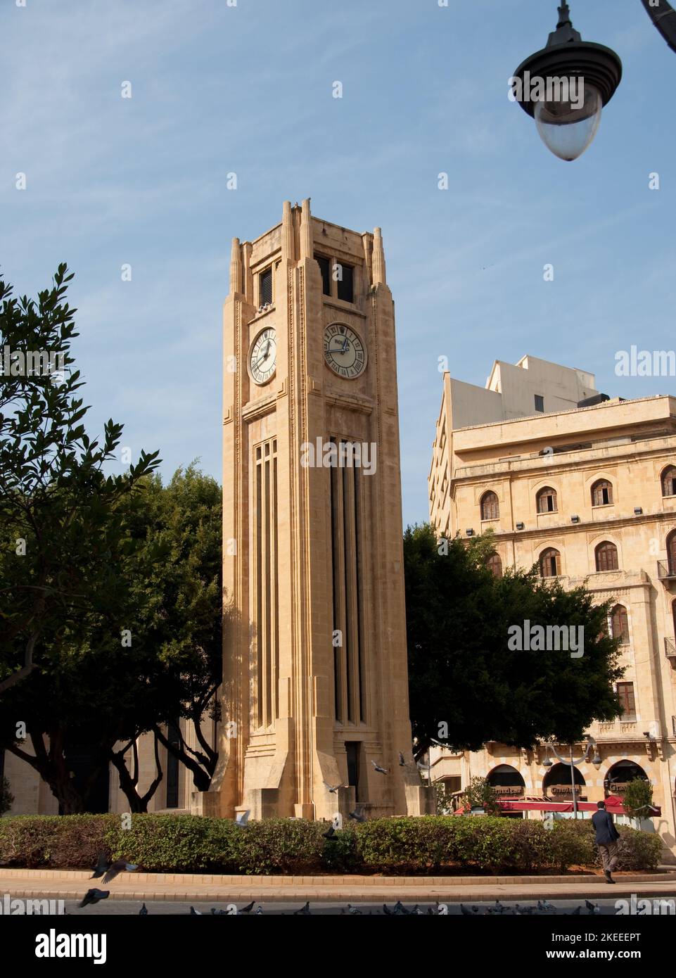 Clock Tower, Place d'Etoile (Nejmeh Square), Beirut, Lebanon, Middle ...