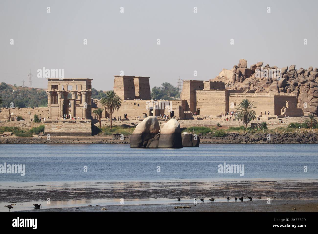 Philae temple on Agilika island in Aswan, Egypt Stock Photo - Alamy