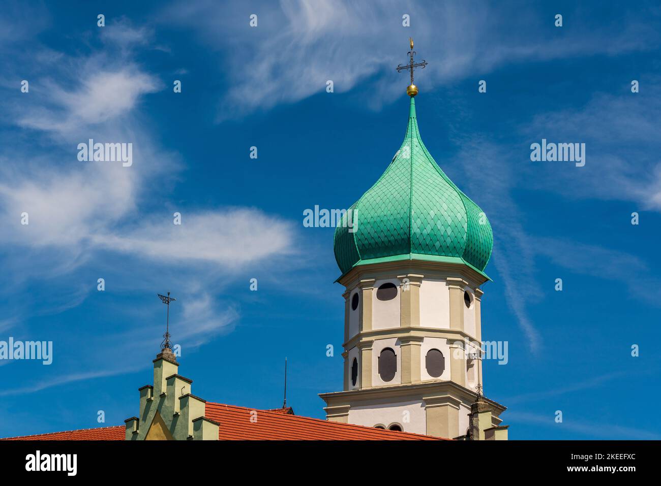 Parish Church of St. Georg at Lake Constance, Bavaria Germany Stock ...