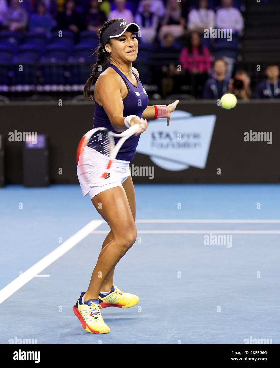 Great Britain's Heather Watson in action against Australia's Storm ...