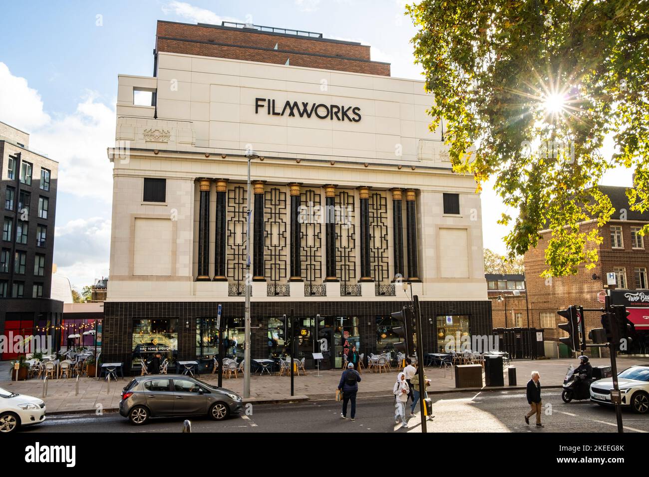 London- November 2022: Filmworks in Ealing, West London- a new retail ...