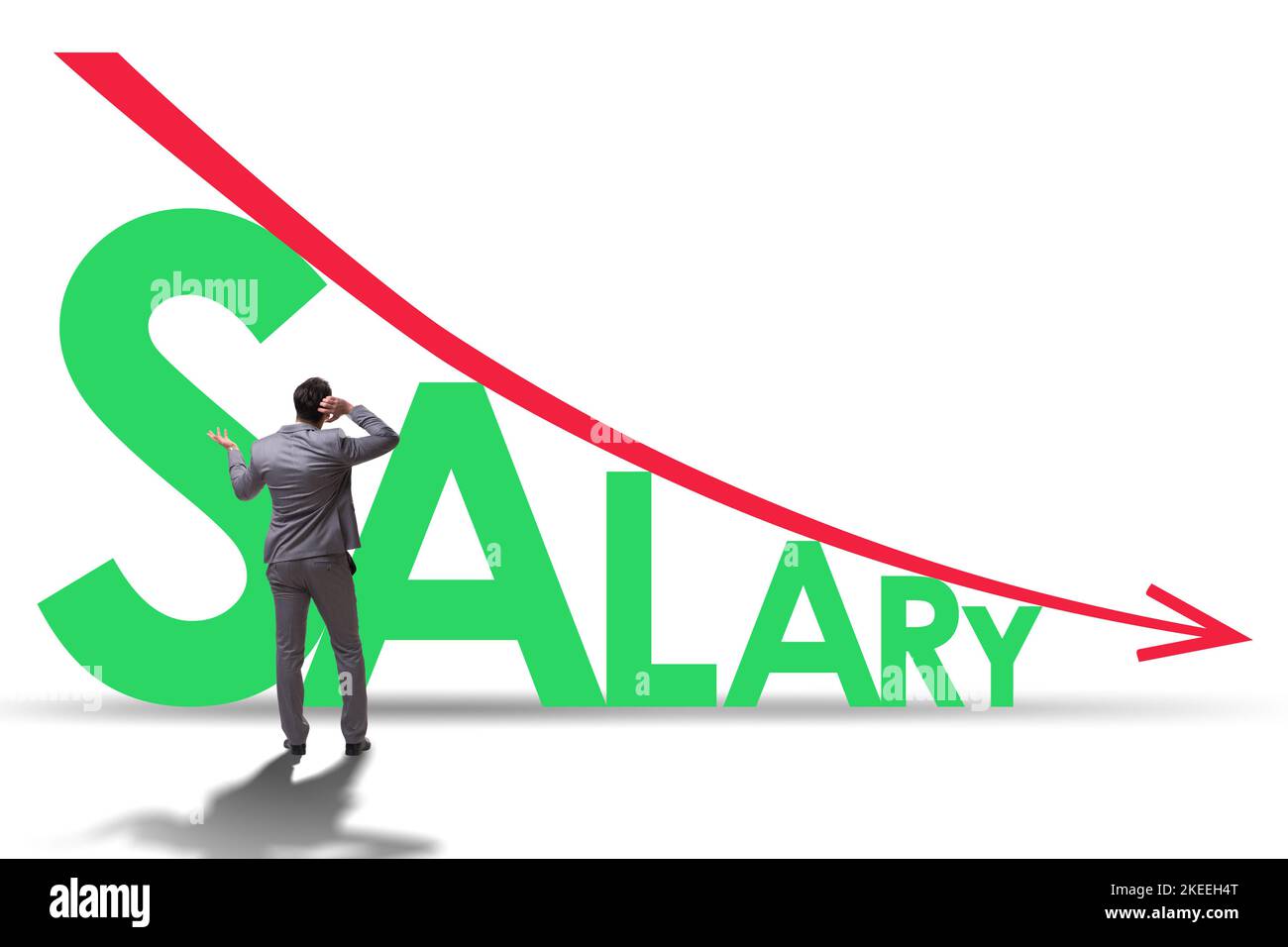 Salary inflation concept in the crisis Stock Photo - Alamy