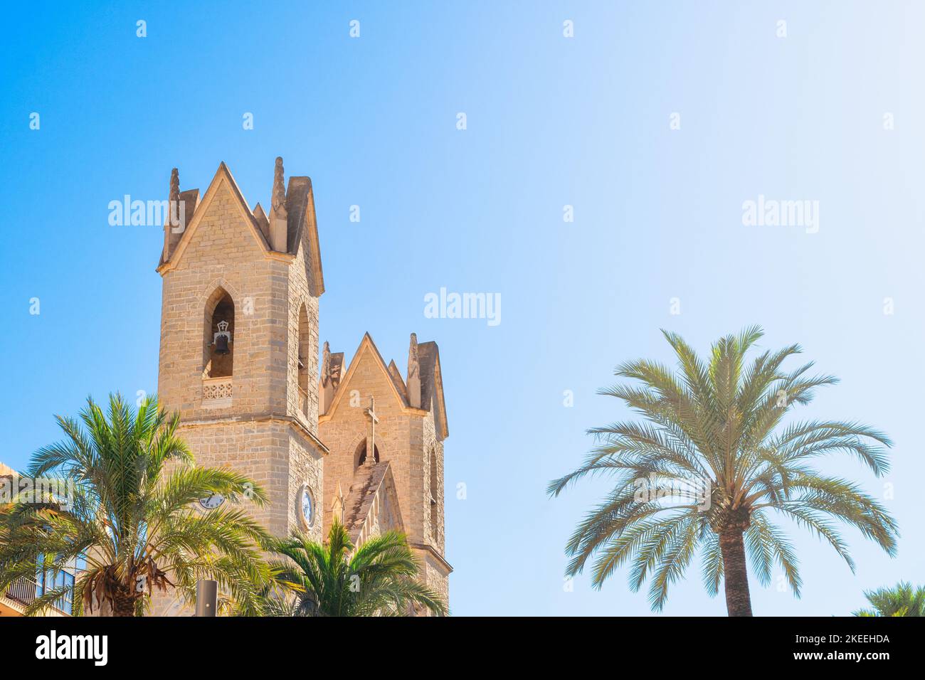 An exterior view of La Purisima Catholic Church in Monterrey, Mexico in ...