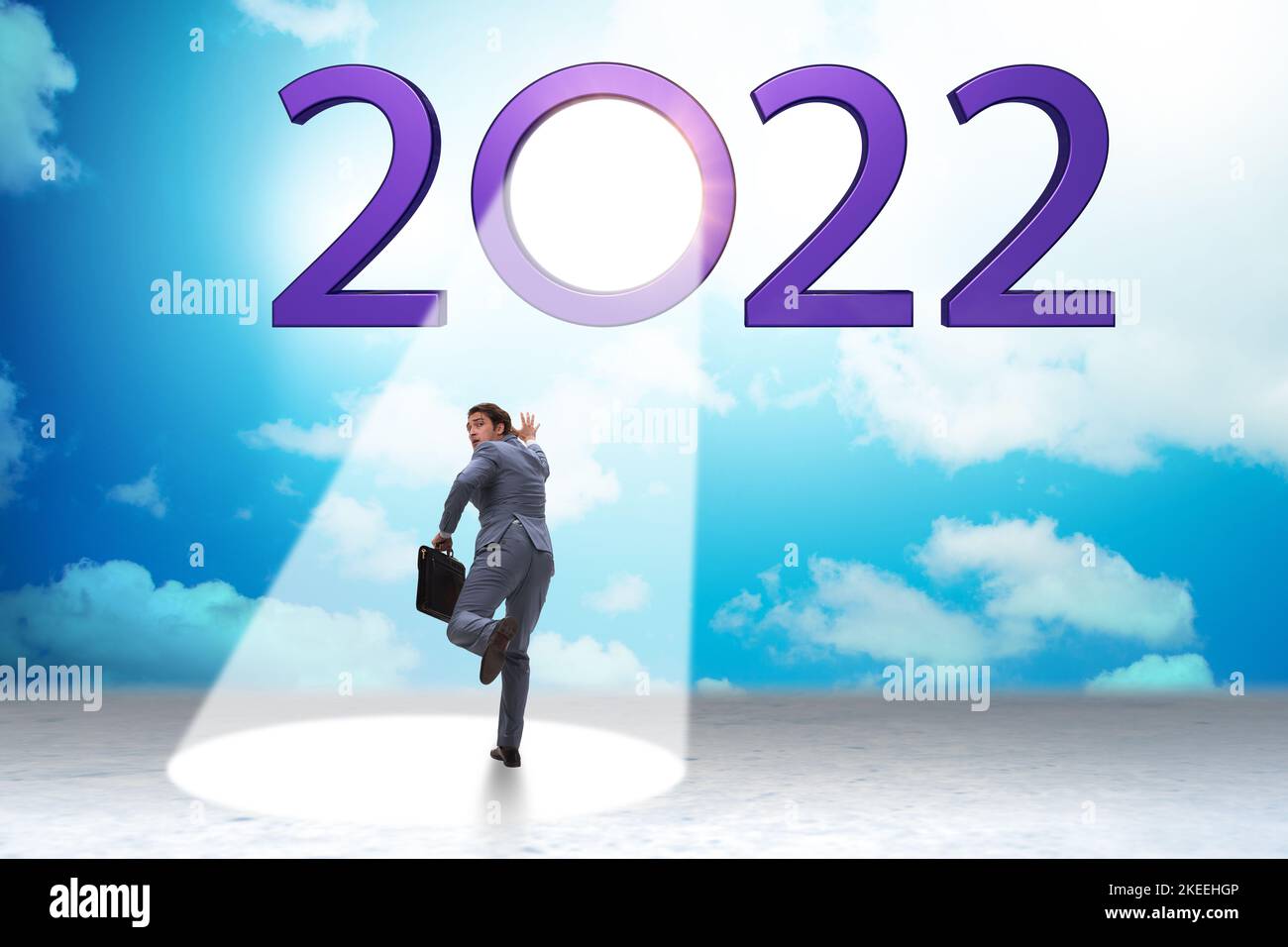 Concept of year 2022 in the spotlight Stock Photo - Alamy